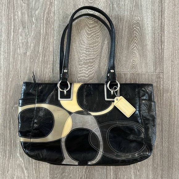 Coach | Bags | Coach Inlaid C Shoulder Bag As Is | Poshmark